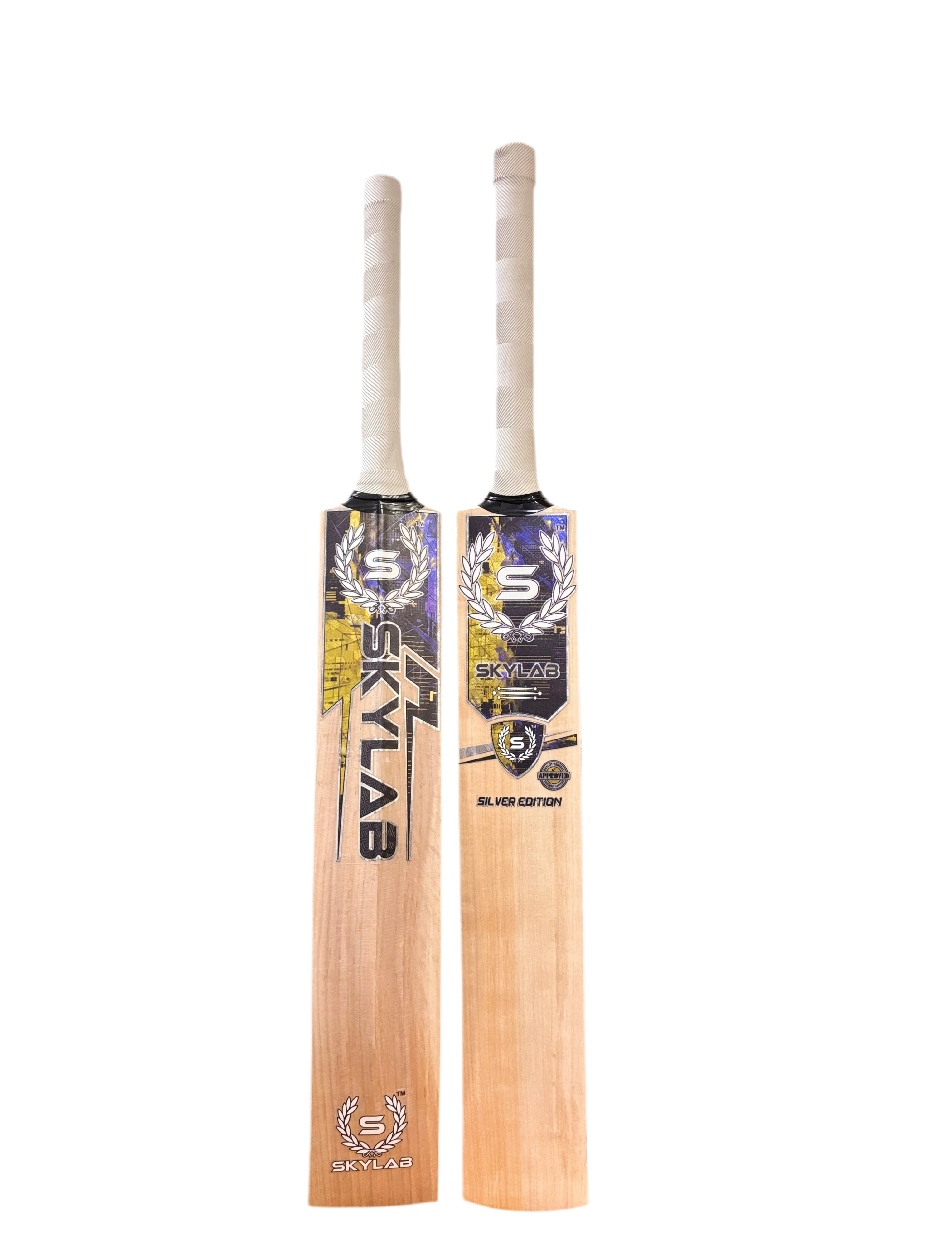 Silver Edition Double Blade Leather Bat – Batfactorymumbai